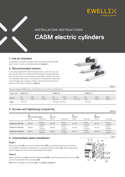 CASM-32/40/63 | Ewellix